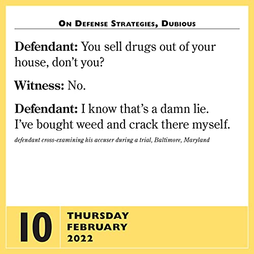 365 Stupidest Things Ever Said Page-A-Day Calendar 2022: A Daily Dose of Hilarious Moments Courtesy of Entertainers, Athletes, Business Leaders, and Politicians