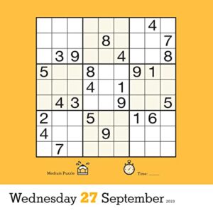 Original Sudoku Page-A-Day Calendar 2023: 365 Puzzles from the Editors at Nikoli