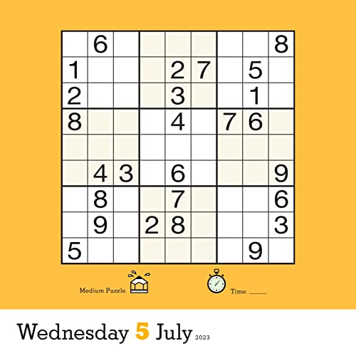 Original Sudoku Page-A-Day Calendar 2023: 365 Puzzles from the Editors at Nikoli