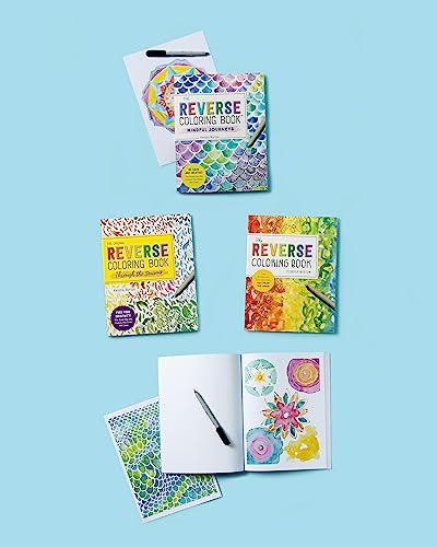 The Reverse Coloring Book™: Through the Seasons: The Book Has the Colors, You Make the Lines