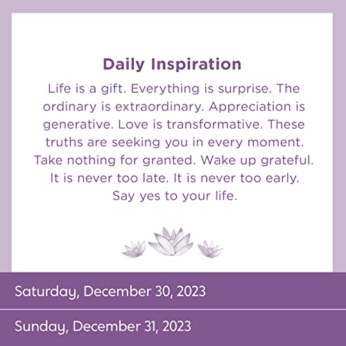 A Year of Gratitude Page-A-Day Calendar 2023: Wake Up Grateful