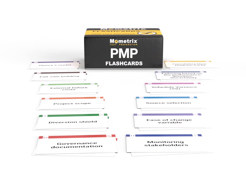 PMP Exam Prep 2024-2025: Project Management Study Cards for the PMBOK 7th Edition [Full Color Cards]