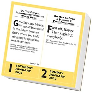 365 Stupidest Things Ever Said Page-A-Day Calendar 2022: A Daily Dose of Hilarious Moments Courtesy of Entertainers, Athletes, Business Leaders, and Politicians