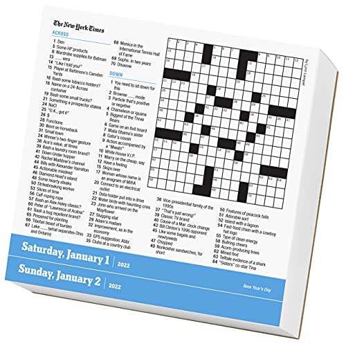 The New York Times Daily Crossword Page-A-Day Calendar for 2022: A Year of Crosswords to Challenge and Delight Crossword Lovers