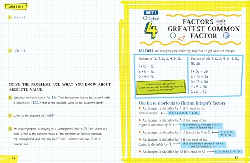 The Big Fat Middle School Math Workbook: 600 Math Practice Exercises (Big Fat Notebooks)