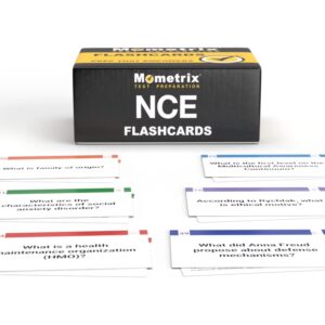 NCE Study Cards: NCE Exam Prep 2024-2025 with Practice Test Questions for the National Counselor Examination [Full Color Cards]