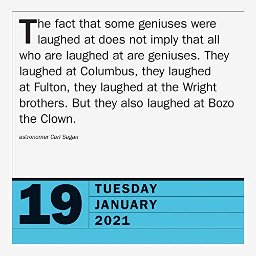 365 Smartest Things Ever Said! Page-A-Day Calendar 2021