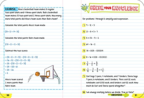 Everything You Need to Ace Pre-Algebra and Algebra I in One Big Fat Notebook (Big Fat Notebooks)