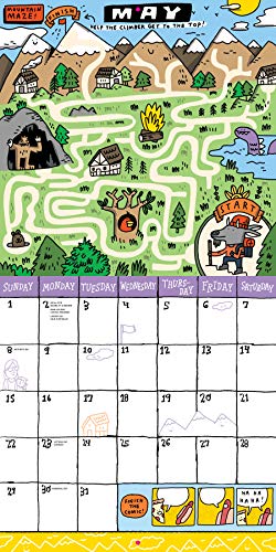 Kid's Awesome Activity Wall Calendar 2022: A year of pure fun, with no batteries included.