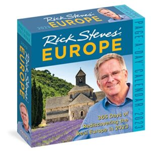 rick steves’ europe page-a-day calendar 2023: 365 days to rediscover europe in 2023