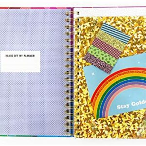 Stay Golden 17-Month Large Planner with 1000+ Stickers 2019-2020 (Pipsticks+Workman)