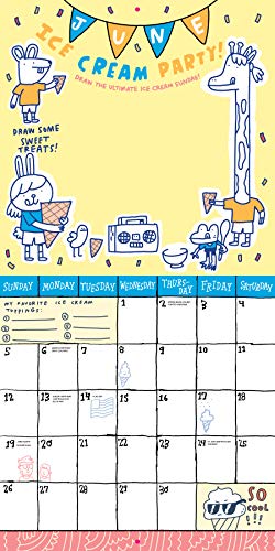 Kid's Awesome Activity Wall Calendar 2022: A year of pure fun, with no batteries included.