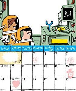 Kid's Awesome Activity Wall Calendar 2022: A year of pure fun, with no batteries included.