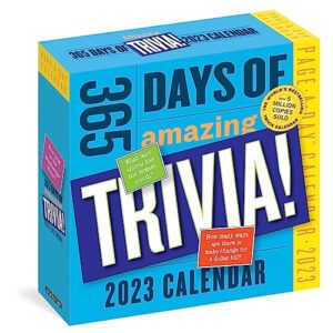 365 days of amazing trivia! page-a-day calendar 2023: the world's bestselling trivia calendar