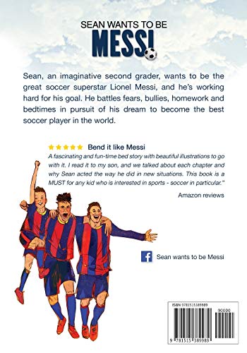 Sean wants to be Messi: A children's book about soccer and inspiration. US edition