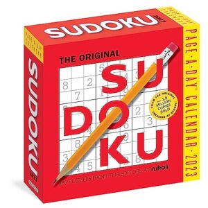 original sudoku page-a-day calendar 2023: 365 puzzles from the editors at nikoli