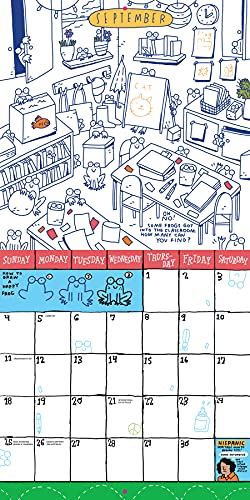 Kid's Awesome Activity Wall Calendar 2022: A year of pure fun, with no batteries included.