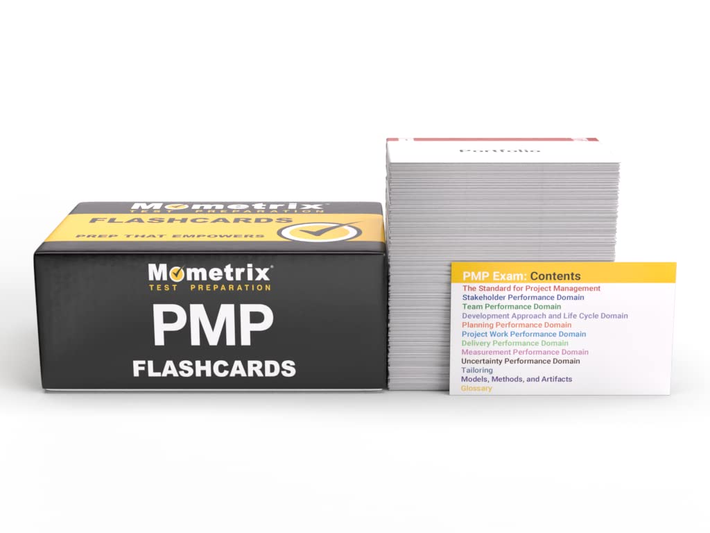 PMP Exam Prep 2024-2025: Project Management Study Cards for the PMBOK 7th Edition [Full Color Cards]