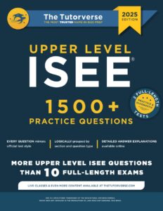 upper level isee: 1500+ practice questions