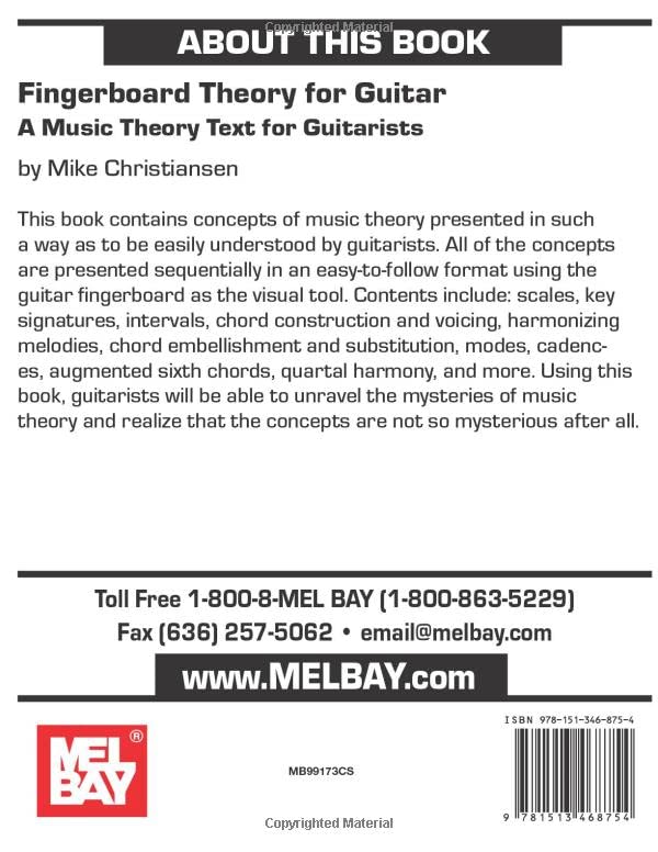 Fingerboard Theory for Guitar: A Music Theory Text for Guitarists