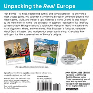 Rick Steves’ Europe Page-A-Day Calendar 2023: 365 Days to Rediscover Europe in 2023