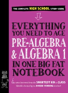 everything you need to ace pre-algebra and algebra i in one big fat notebook (big fat notebooks)