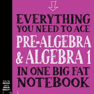 Everything You Need to Ace Pre-Algebra and Algebra I in One Big Fat Notebook (Big Fat Notebooks)