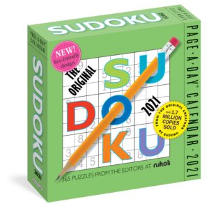 original sudoku page-a-day calendar 2021