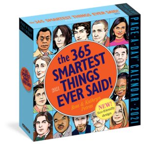 365 smartest things ever said! page-a-day calendar 2021