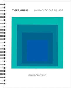 homage to the square 12-month 2023 monthly/weekly planner calendar