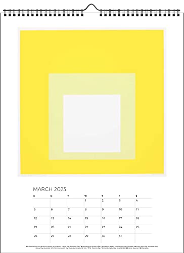 Homage to the Square 2023 Wall Calendar