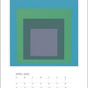 Homage to the Square 2023 Wall Calendar