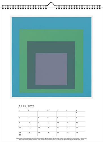 Homage to the Square 2023 Wall Calendar