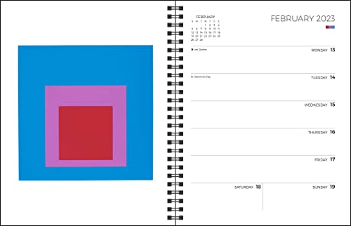 Homage to the Square 12-Month 2023 Monthly/Weekly Planner Calendar