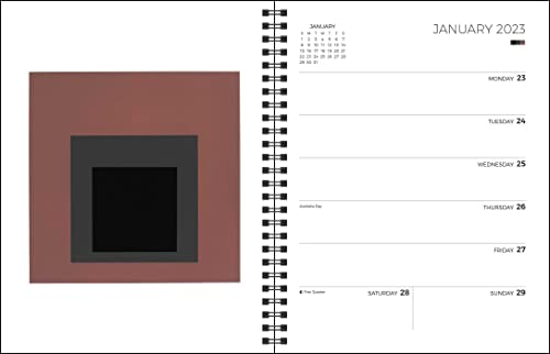 Homage to the Square 12-Month 2023 Monthly/Weekly Planner Calendar