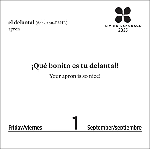 Living Language: Spanish 2023 Day-to-Day Calendar: Daily Phrase & Culture