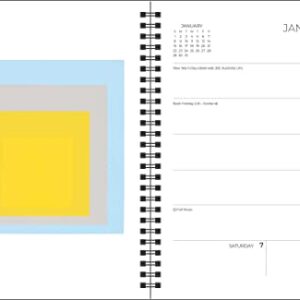 Homage to the Square 12-Month 2023 Monthly/Weekly Planner Calendar