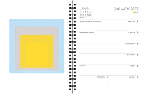 Homage to the Square 12-Month 2023 Monthly/Weekly Planner Calendar