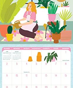 Plant Lady Wall Calendar 2023: More Plants, More Happiness