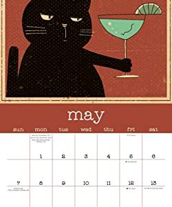 A Year of Snarky Cats 2023 Wall Calendar