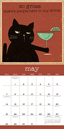 A Year of Snarky Cats 2023 Wall Calendar