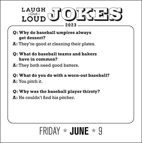 Laugh-Out-Loud Jokes 2023 Day-to-Day Calendar: 1,000 Punny Jokes