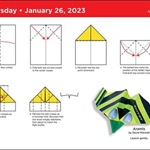 Paper Airplane 2023 Fold-A-Day Calendar