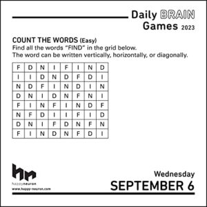 Daily Brain Games 2023 Day-to-Day Calendar