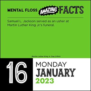 Amazing Facts from Mental Floss 2023 Day-to-Day Calendar: Fascinating Trivia From Mental Floss's Amazing Fact Generator