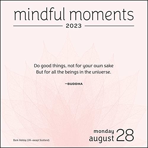 Mindful Moments 2023 Day-to-Day Calendar: Daily Wisdom That Inspires