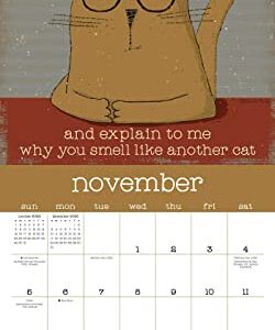 A Year of Snarky Cats 2023 Wall Calendar