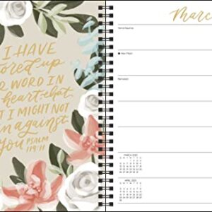 Scriptures and Florals 16-Month 2022-2023 Weekly/Monthly Planner Calendar