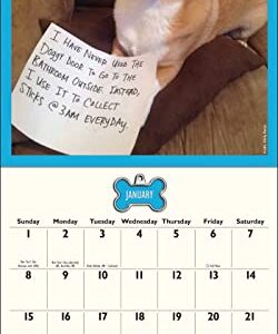 Dog Shaming 2023 Mini Wall Calendar