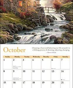 Thomas Kinkade Lightposts for Living 2023 Wall Calendar